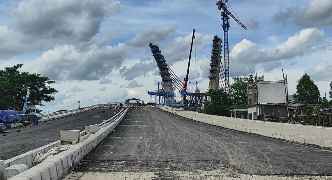 Terdampak COVID, Proyek Jembatan Sungai Alalak Molor