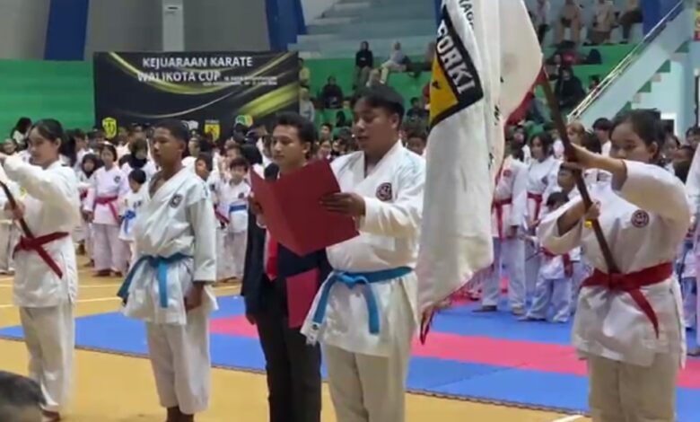 500 Karateka Meriahkan Kejuaraan Wali Kota Cup Banjarmasin 2026